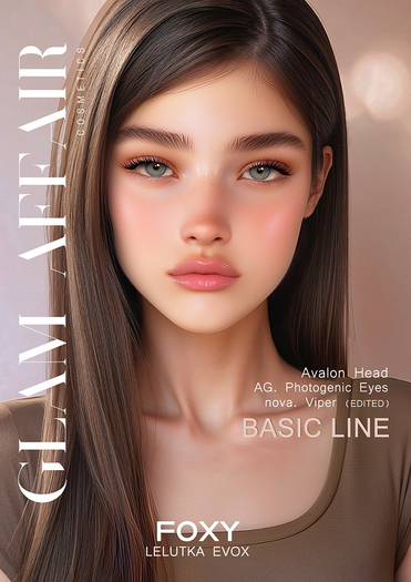 Second Life Marketplace - [Glam Affair] Foxy [Lelutka EvoX] Basic Line